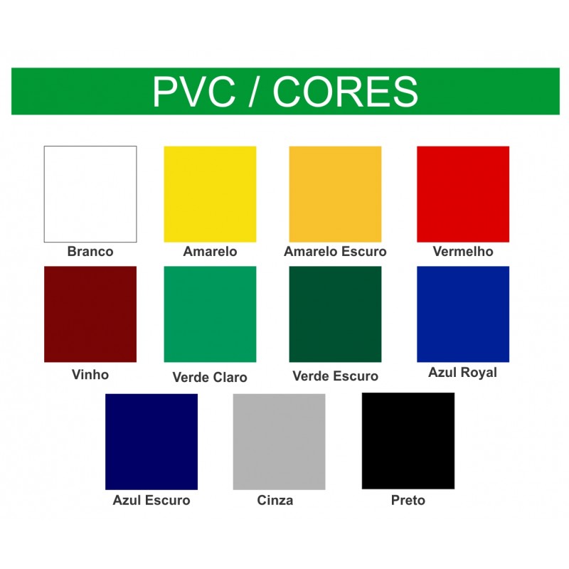 Cores PVC / Sintético